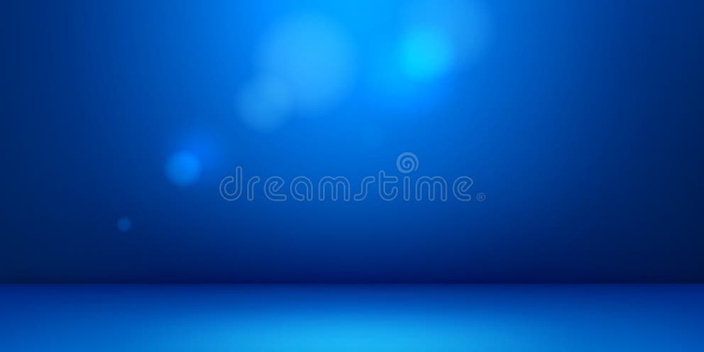 Blue Empty Room Bg or Studio Wall Background Stock Vector ...