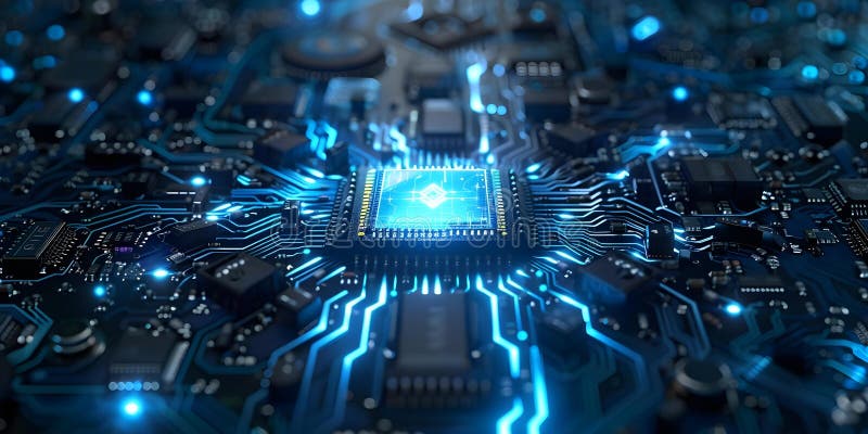 A Blue Energy Chip Emitting Power in a Surreal Display of Advanced ...