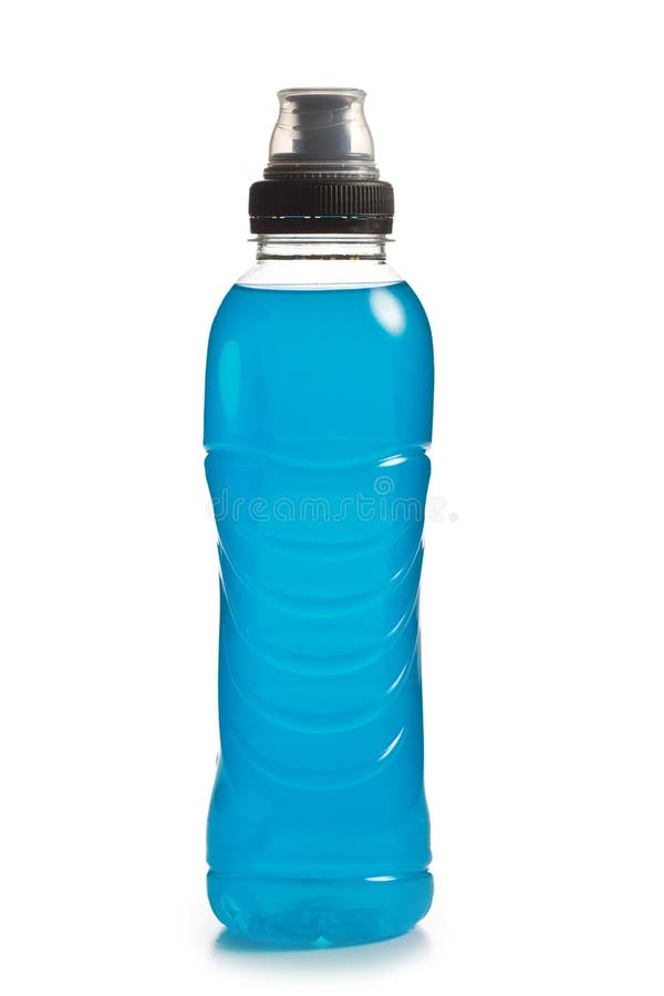 Blue energy drink stock image. Image of aqua, isolated - 17234353