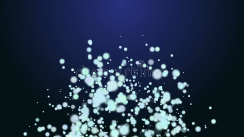 Energy Animated Particles on the Dark Background Stock Video - Video of ...