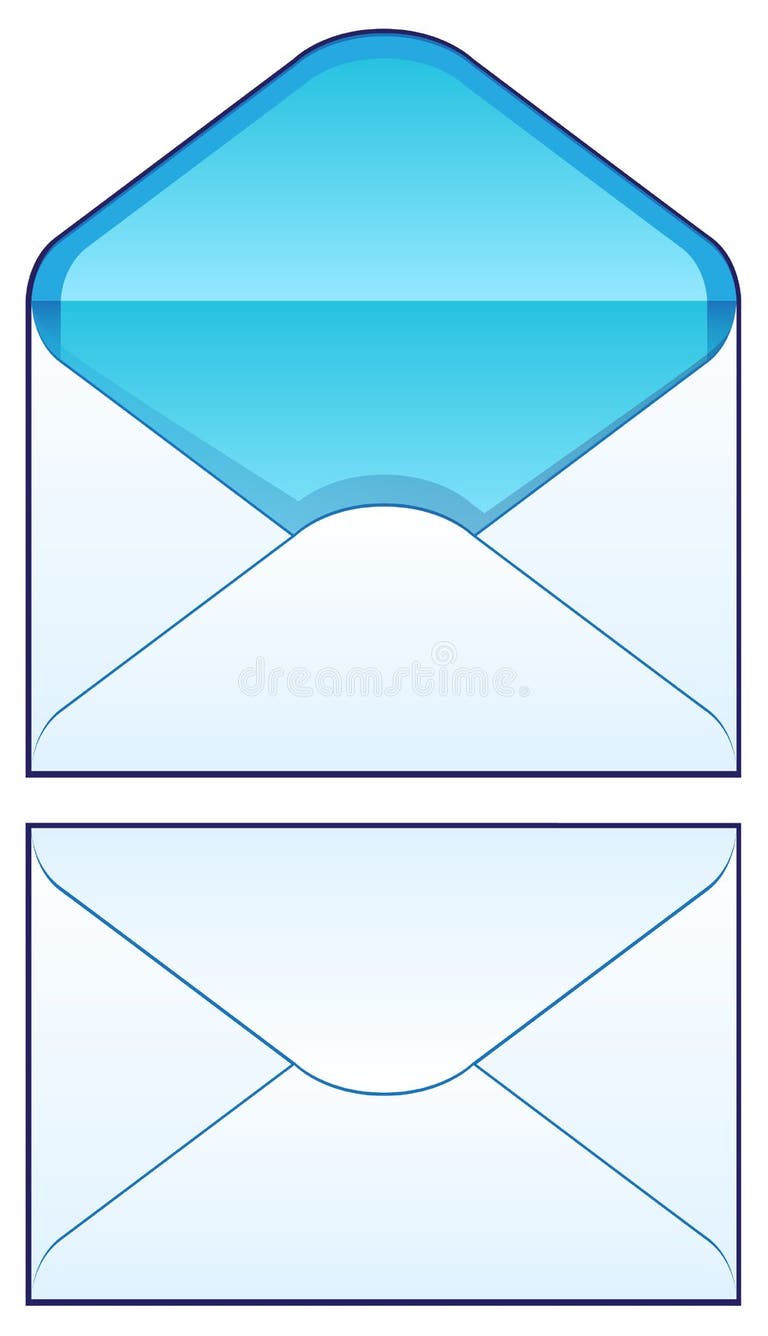 Blue Envelope Stock Illustrations – 49,494 Blue Envelope Stock ...