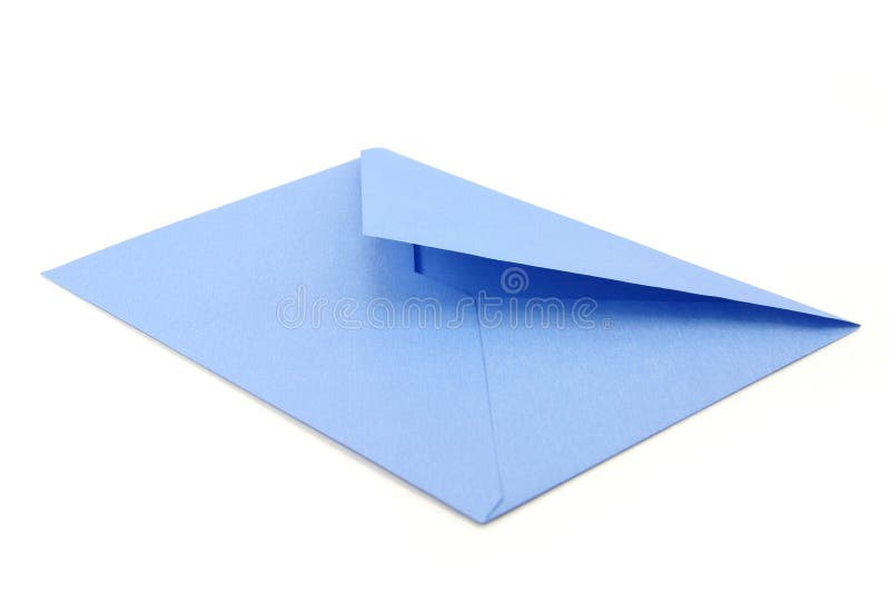 Blue envelope stock image. Image of blue, communication - 16352553