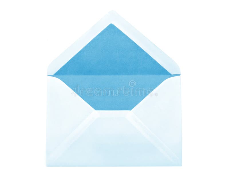 Blue Envelope stock photo. Image of letter, communicate - 216844