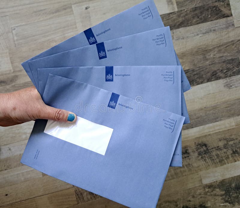 Blue Envelope from the Dutch Tax Administration (belastingdienst ...