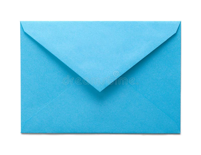 Blue Envelope stock photo. Image of envelope, blue, correspondence ...