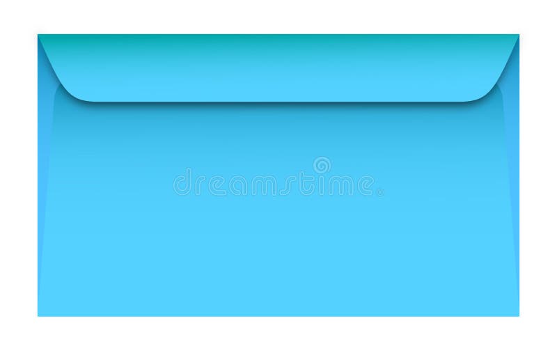 Blue Envelopes Look Like they really are Stock Vector - Illustration of ...