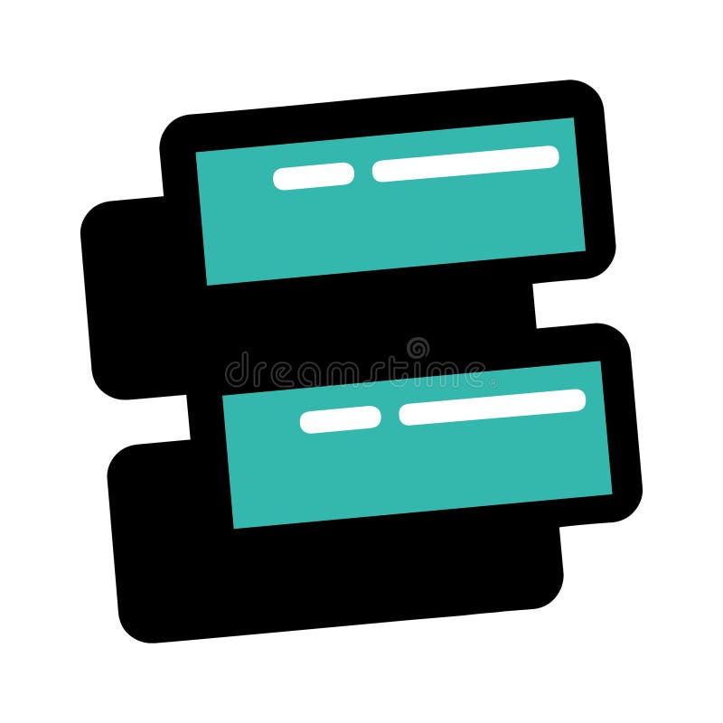 Blue Equal Math Symbol. Vector Stock Vector - Illustration of counting ...