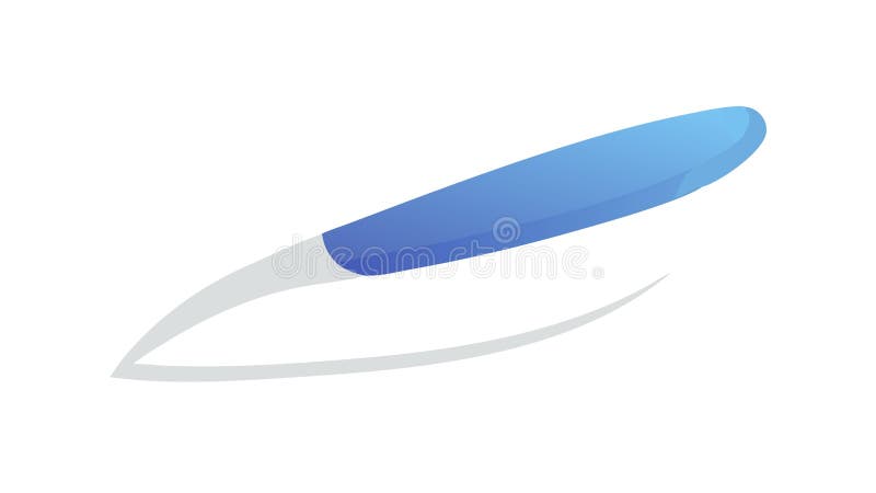 Blue Eraser Icon for Correction or Clean Slate Concepts, Vector Design ...
