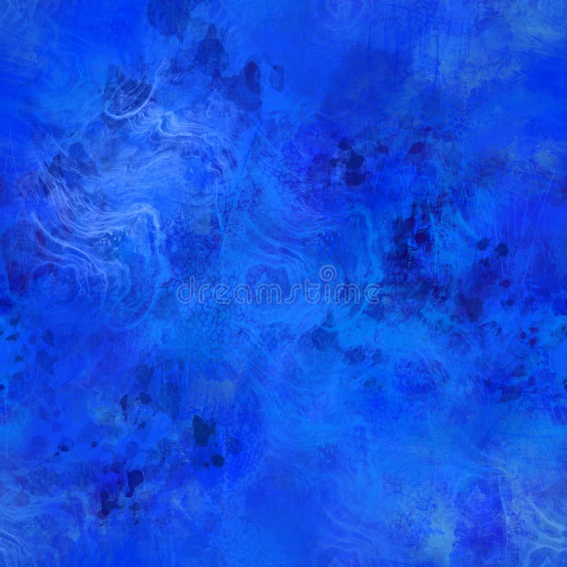 Blue Evening Nighttime Colors Abstract Geometric Layered Marble Slab ...