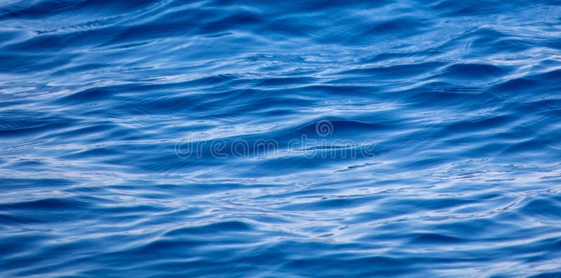 Blue Expanse of Water in the Sea. Stock Image - Image of texture ...