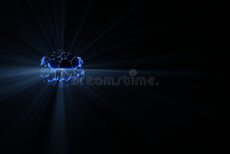 Blue Explosion stock illustration. Illustration of explosion - 92985870