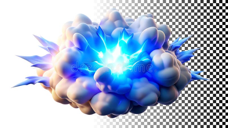 Blue Explosion, Energy Burst for Action and Dynamic Themes Png ...