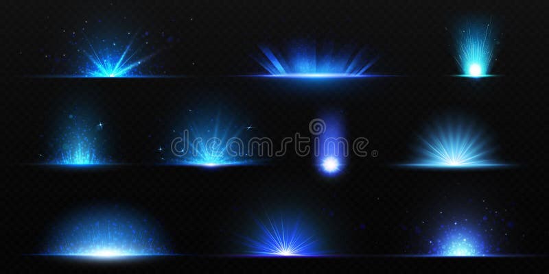Blue Explosion Animation Sprite Sheet Stock Vector - Illustration of ...
