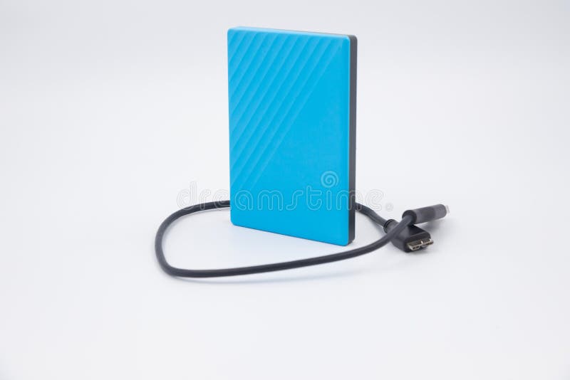 Blue External Case 2.5 Inch . Stock Photo - Image of peripheral ...