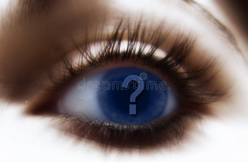 Blue Eye ? stock illustration. Illustration of body, lash - 197302