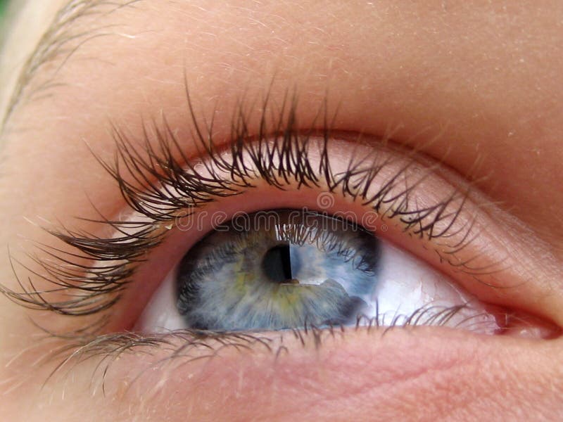 Blue eye stock image. Image of viewpoint, watch, conviction - 37577