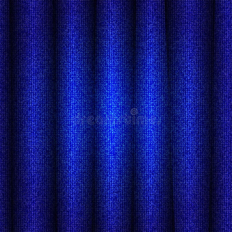 Blue Wave Silk Fabric Texture Abstract Background Stock Illustration ...