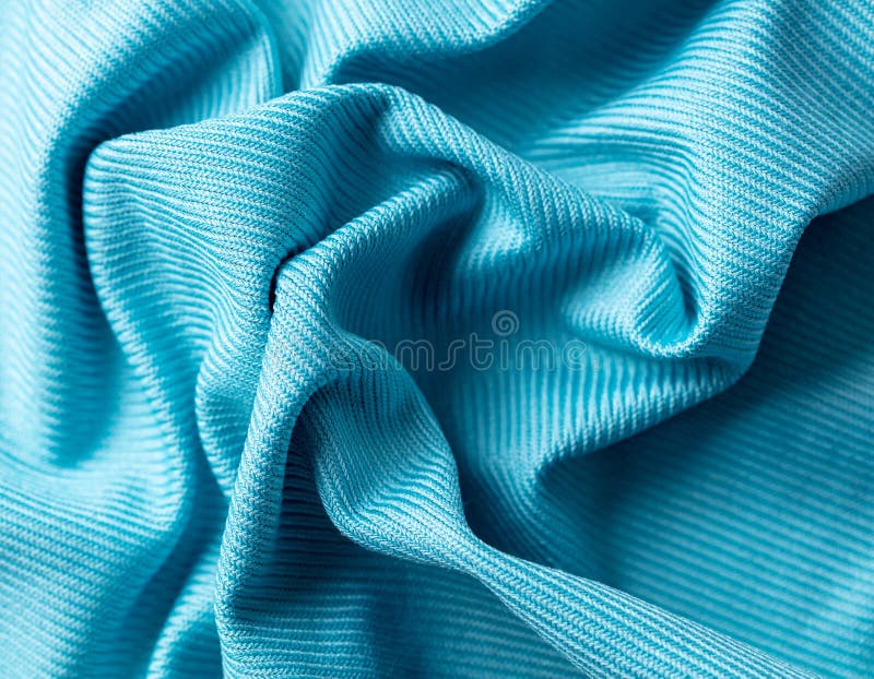 Blue Fabric As an Abstract Background Stock Image - Image of water ...