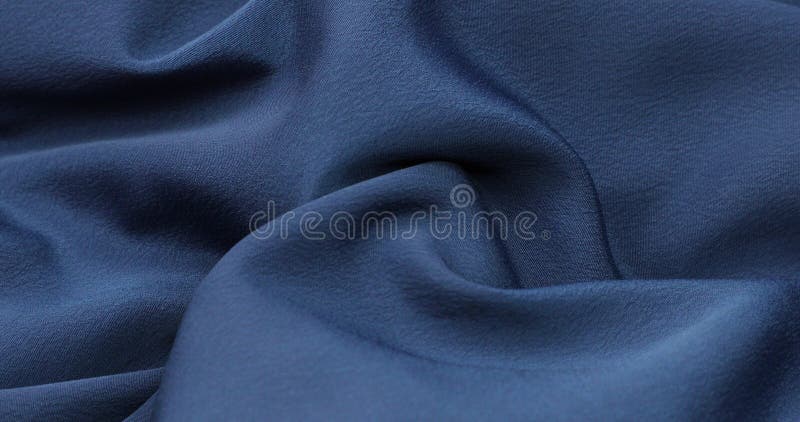 Blue Fabric Background. Blue Cloth Waves Background Texture Stock Video ...