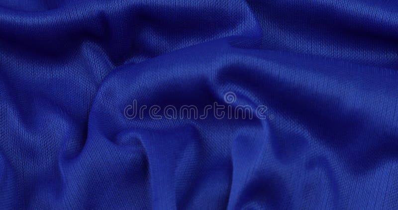 Blue Fabric Background. Blue Cloth Waves Background Texture Stock Video ...