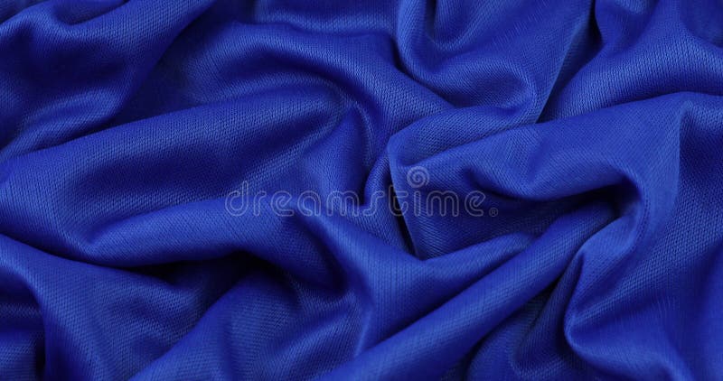 Blue Fabric Background. Blue Cloth Waves Background Texture Stock ...