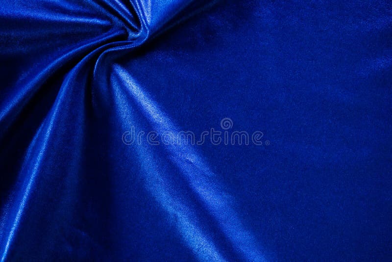 Blue Fabric Background. Wave Soft Backdrop Stock Photo - Image of card ...