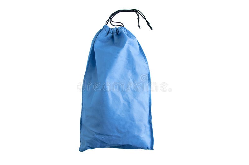 Blue Fabric Bag with Black Lace. Stock Photo - Image of fashion ...