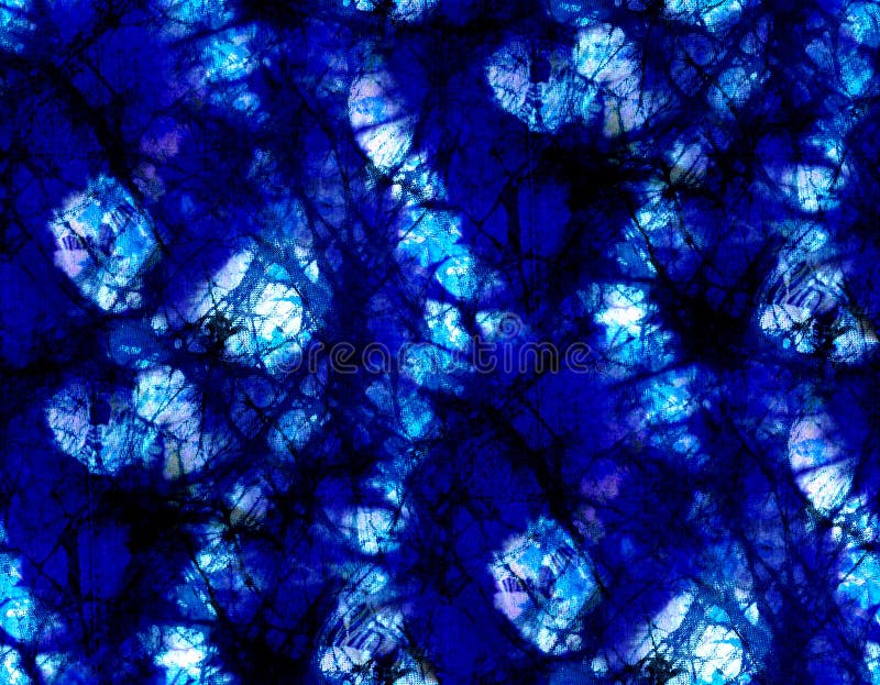 Blue Fabric Texture, Batik Pattern, Shibori Design, Seamless Pattern ...