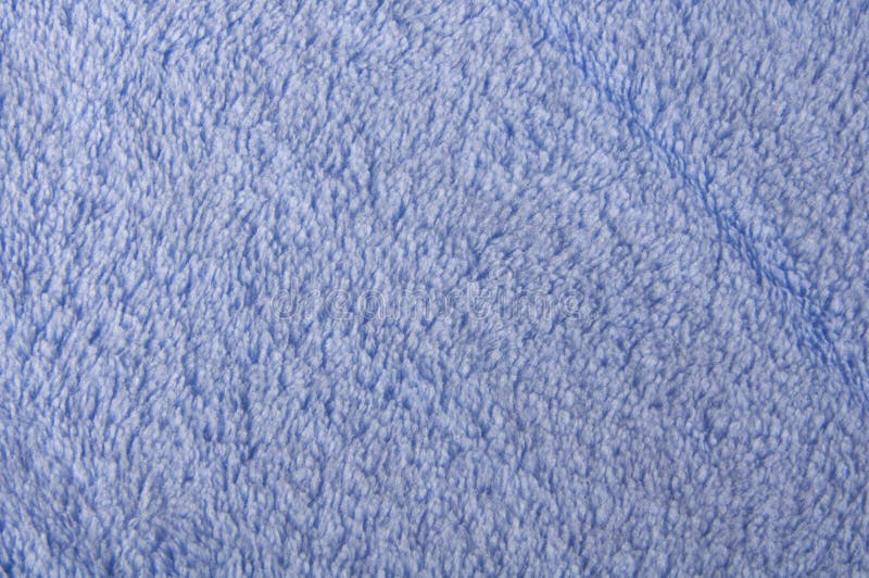 Blue Fabric Fluffy Material Texture Background Stock Photo - Image of ...
