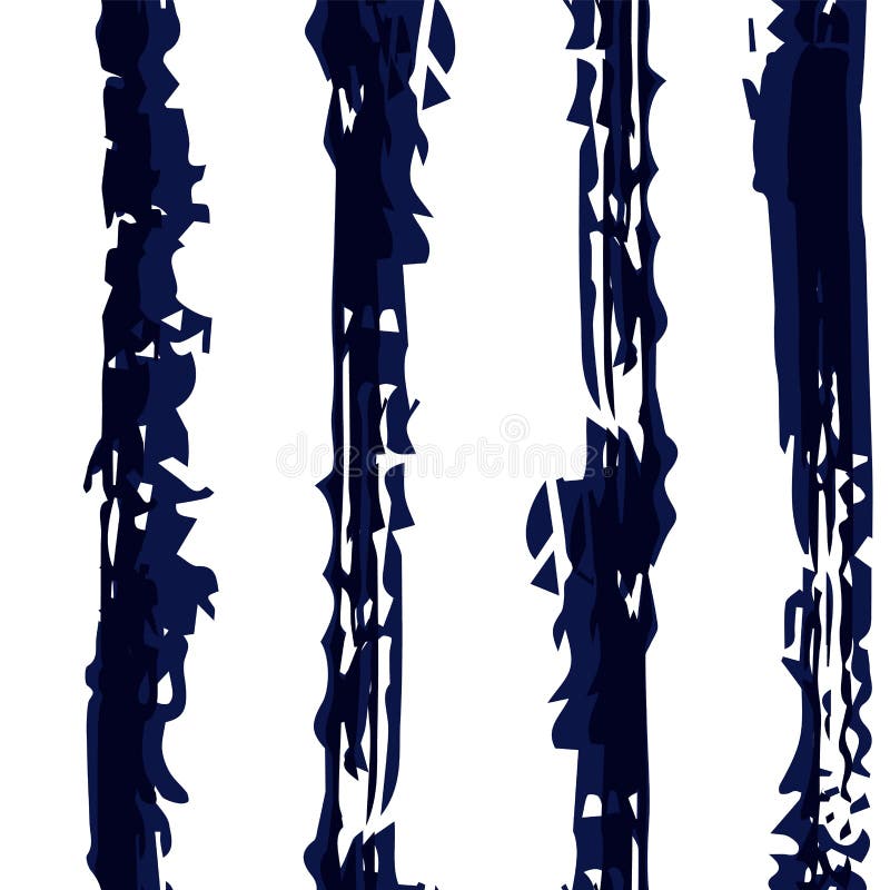 Blue Fabric Line Vector Seamless Pattern. Simple Stock Illustration ...