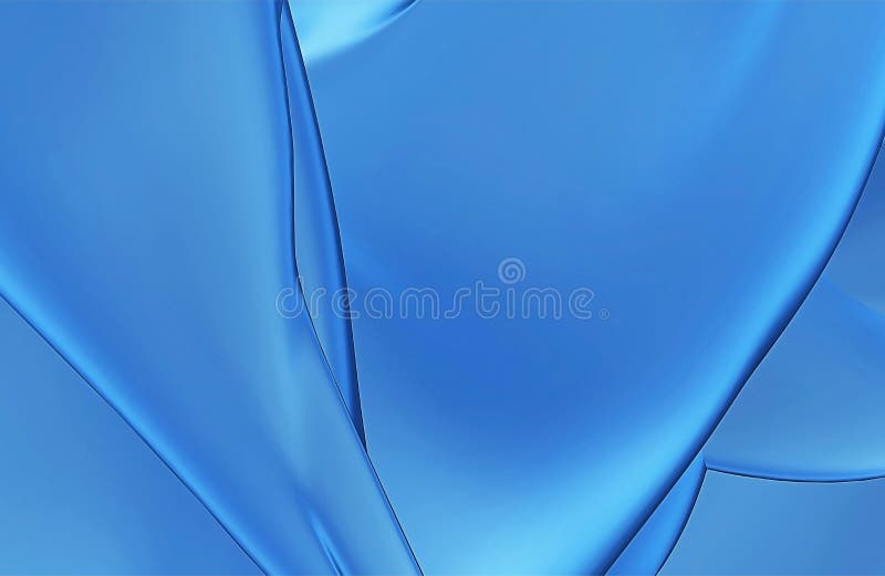 A Blue Fabric, Plastic Folds, Crumple Plastic Stock Illustration ...