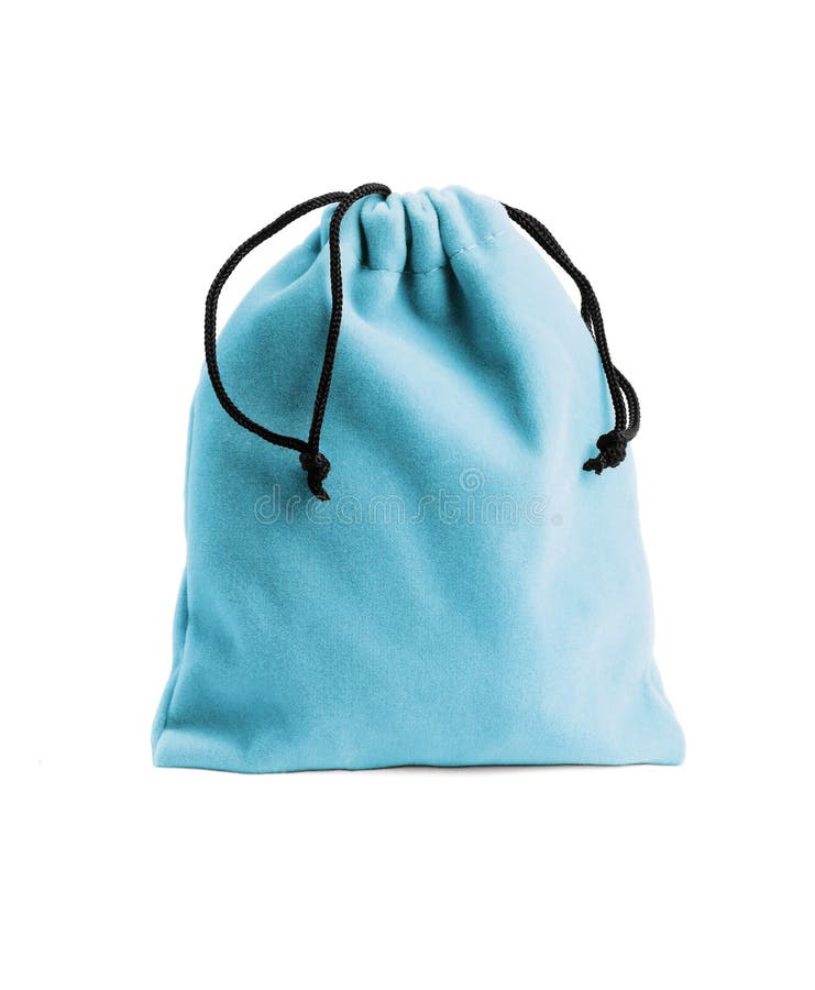 Fabric Pouch Bag stock photo. Image of string, pouch - 100826160