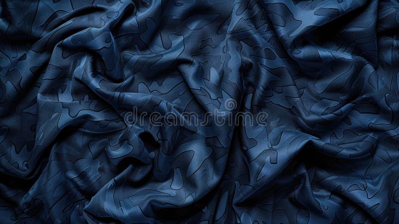 Blue Fabric with Puzzle Piece Pattern, Perfect for Educational Designs ...