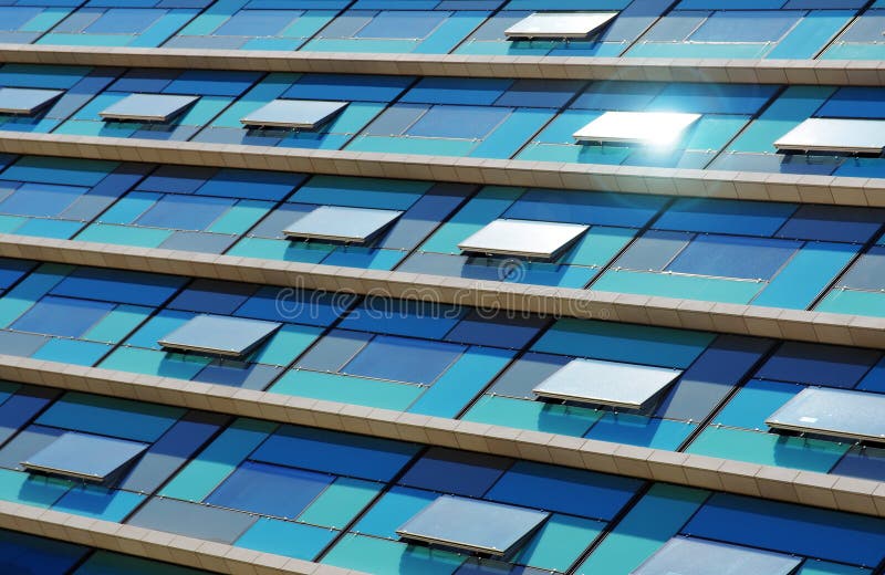 Blue Facade stock photo. Image of facade, erect, city - 19701016