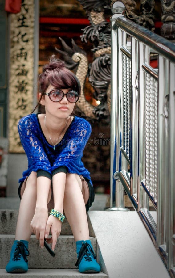 Blue, Facial Expression, Glasses, Vision Care Stock Image - Image of ...