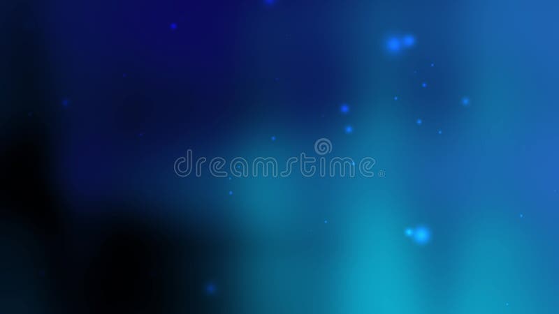 Blue Fade Abstract Background with Glowing Light Particles and Depth ...