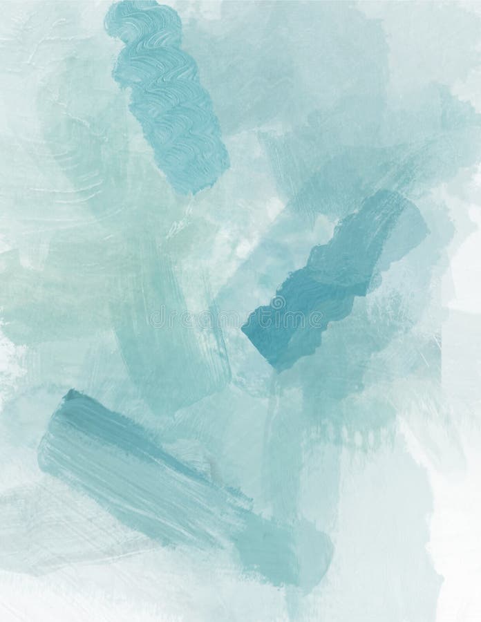Blue Faded Paint Strokes Abstract Pattern Background Stock Illustration ...