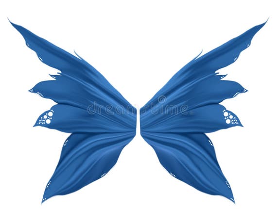 Blue Faery Wings stock illustration. Illustration of wing - 15413354
