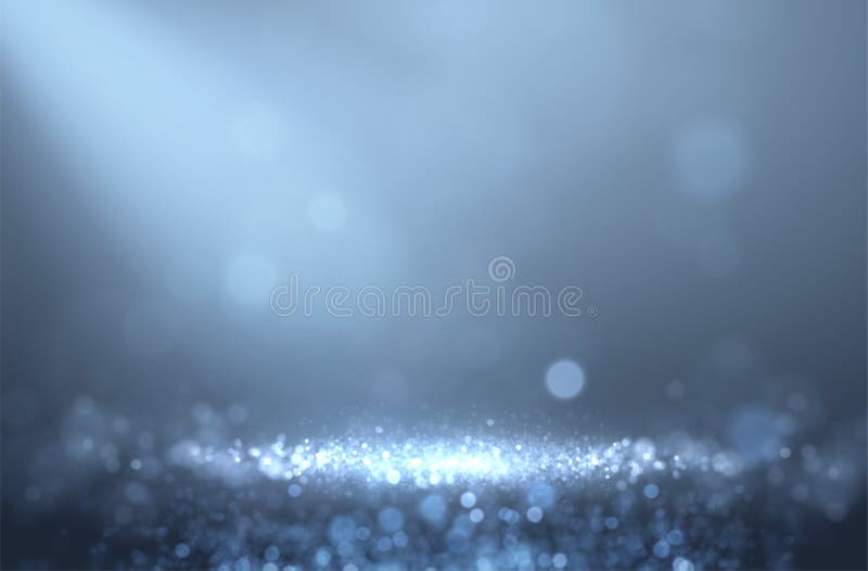 Blue Glittering Dust Spotlight Vector Eps10. Stock Vector ...