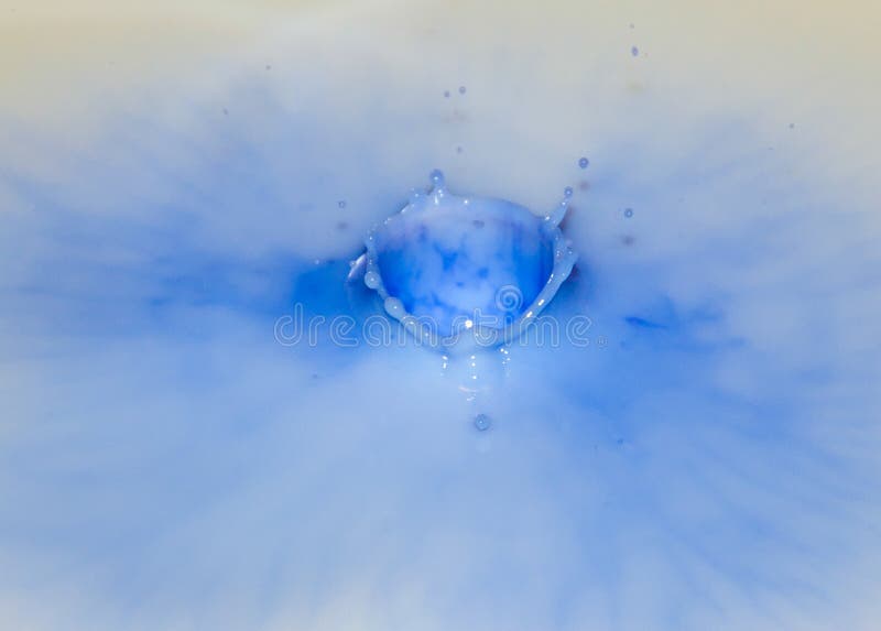 Blue Falling in White stock photo. Image of relax, splash - 60985584