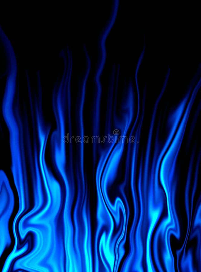 Blue fantasy flame stock illustration. Illustration of fantasy - 1037005