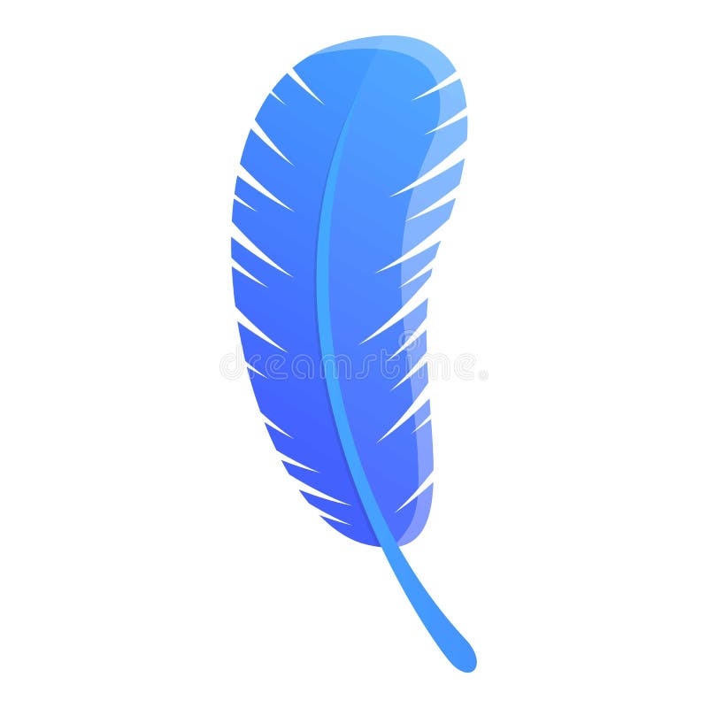 Feather Poem Icon, Cartoon Style Stock Vector - Illustration of antique ...