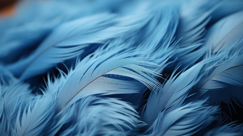 Blue Feathers Cluster stock photo. Image of aesthetic - 317706764
