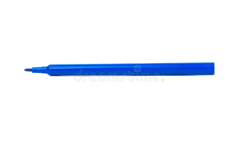 Blue felt pen stock image. Image of learn, design, display - 108114343