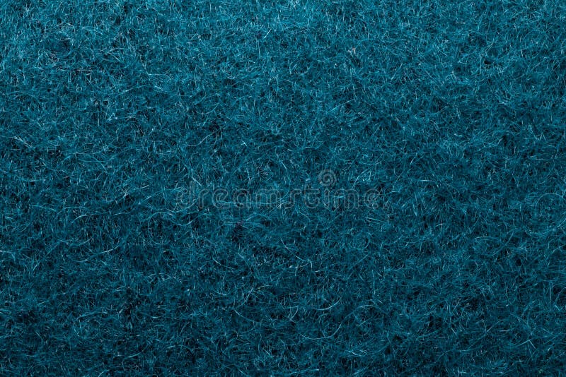 The Blue Felt. Sponge for Washing Dishes, Textile Texture Close-up ...