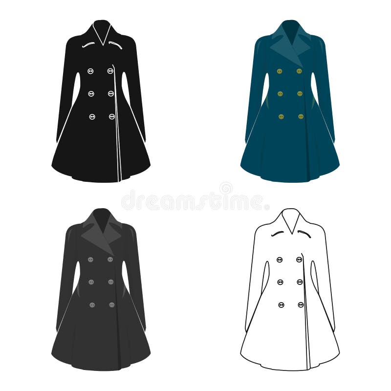 S Coat Woman Stock Illustrations 575 S Coat Woman Stock Illustrations