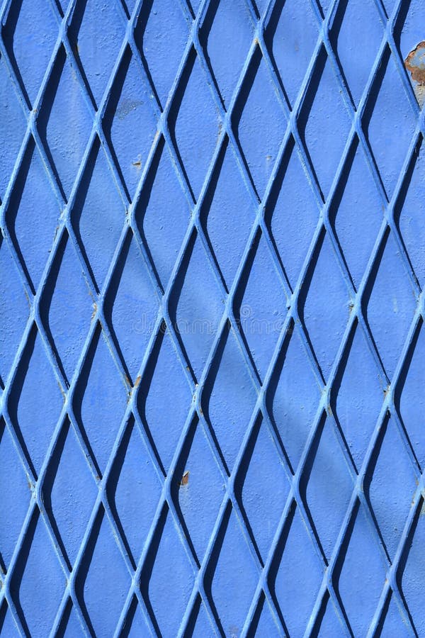Blue fence stock photo. Image of detail, fence, chain - 338469228