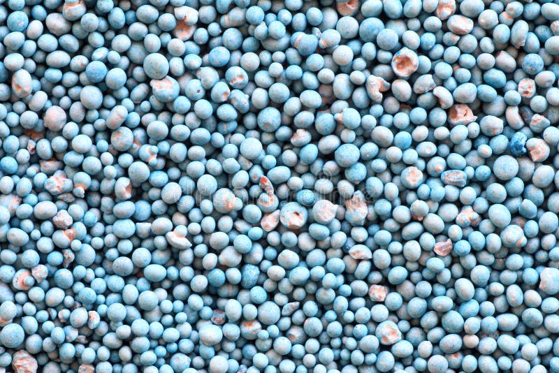Blue Fertilizer stock image. Image of growth, pellets - 22836465