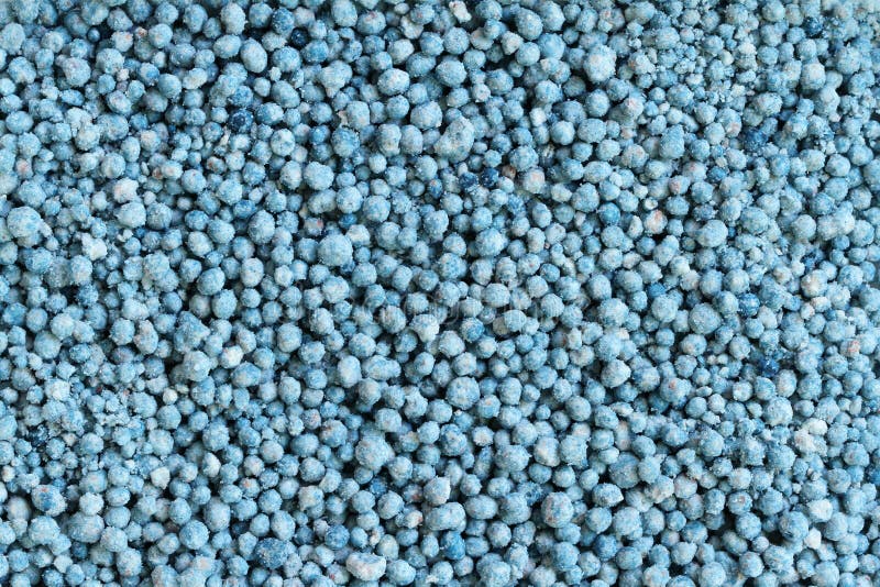 Blue Fertilizer stock image. Image of growth, pellets - 22836465