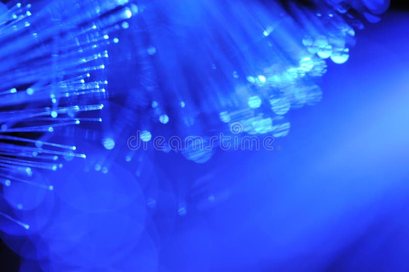 Blue fiber optics stock photo. Image of information, background - 11957446